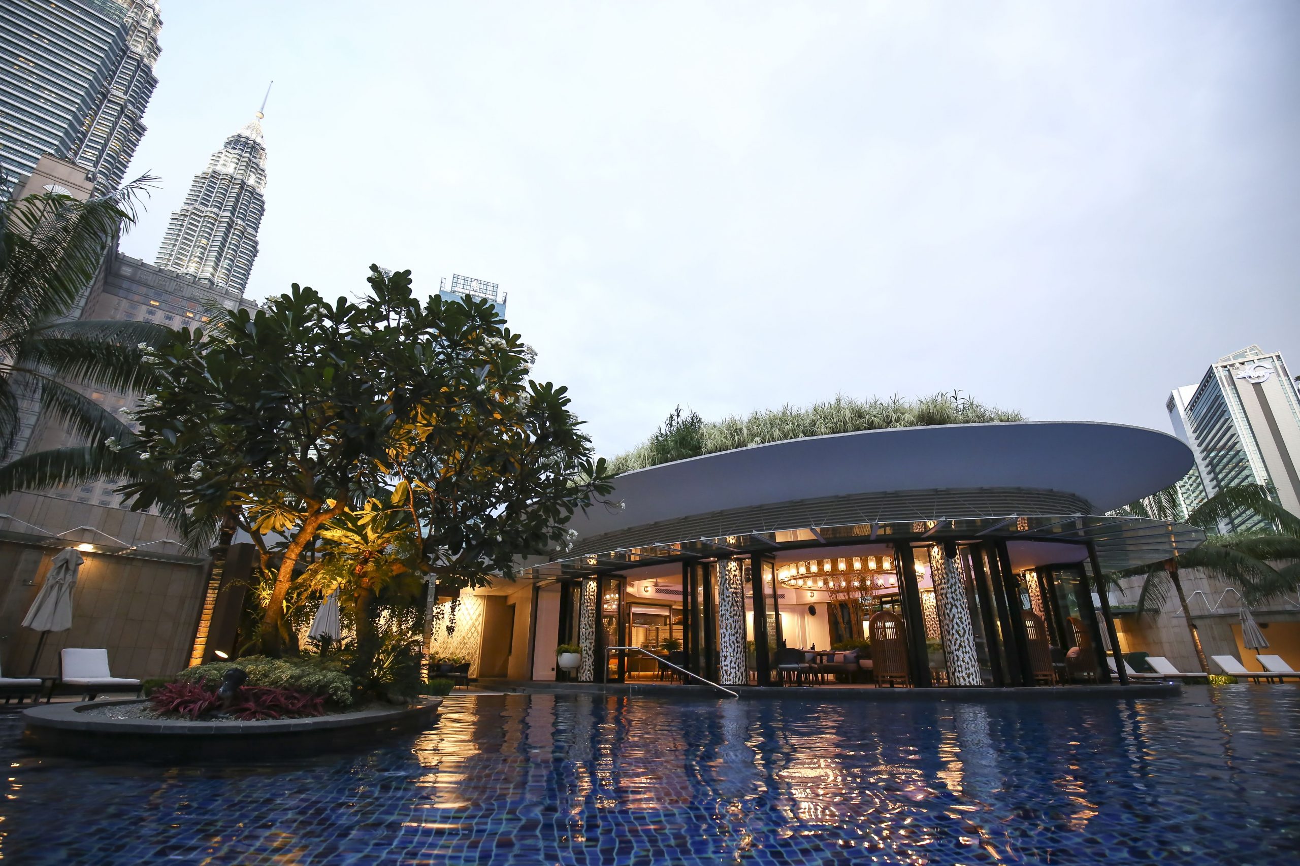 Grand Hyatt - Pool Side Restaurant, Kuala Lumpur, Malaysia - Lumi Ambience