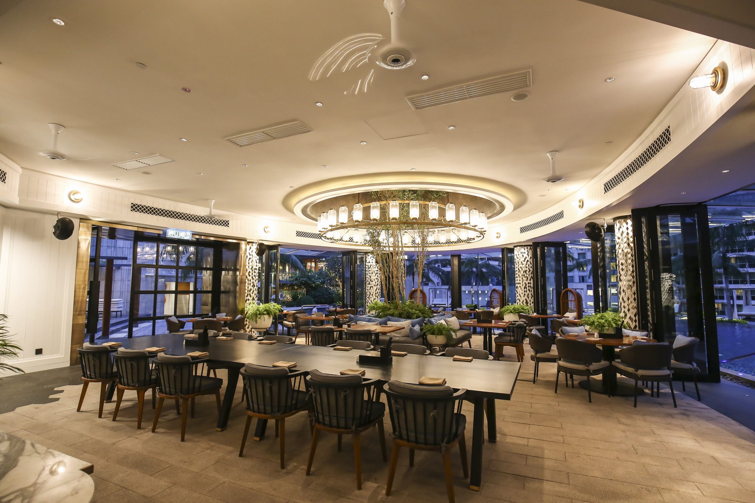 Grand Hyatt - Pool Side Restaurant, Kuala Lumpur, Malaysia - Lumi Ambience