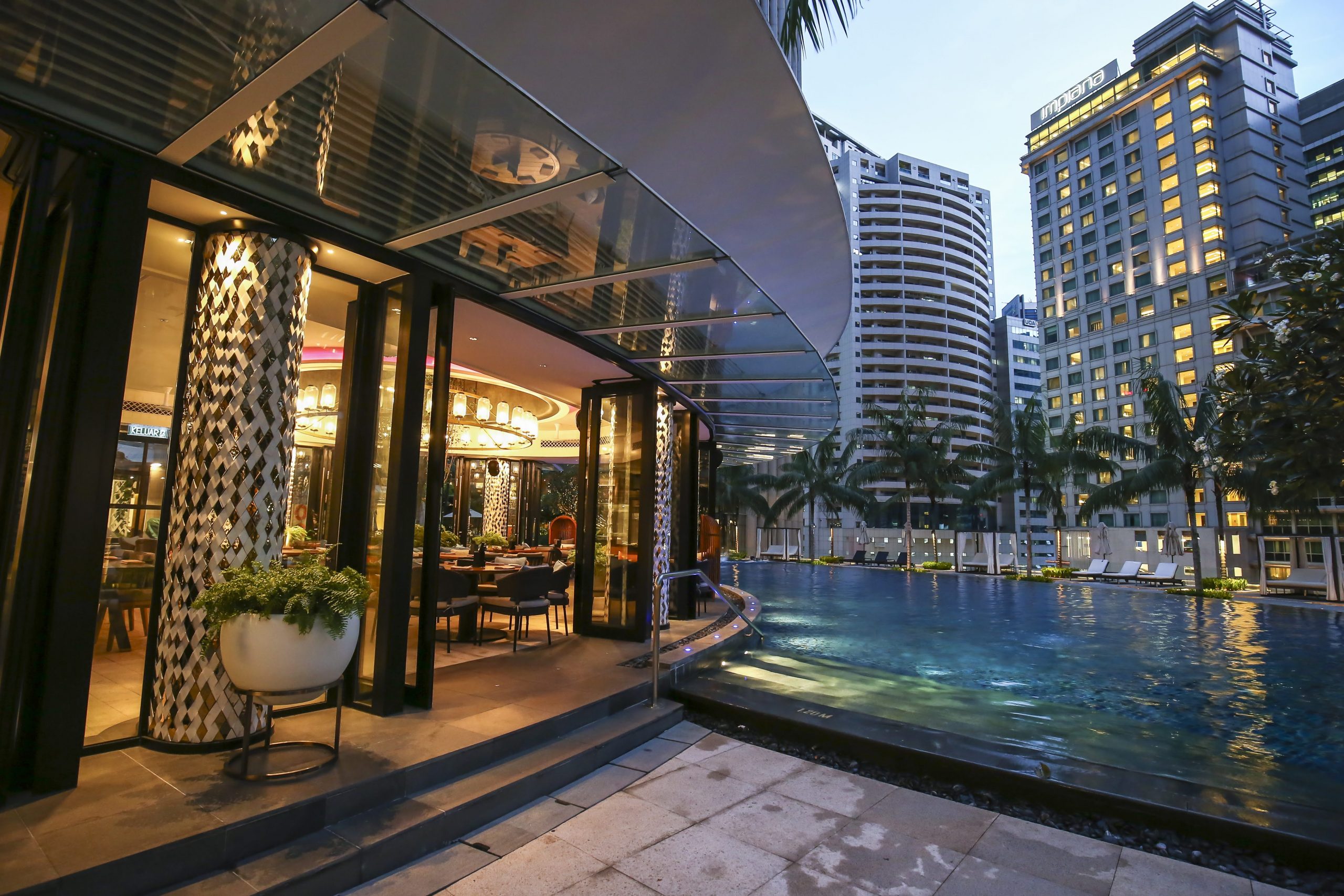 Grand Hyatt - Pool Side Restaurant, Kuala Lumpur, Malaysia - Lumi Ambience